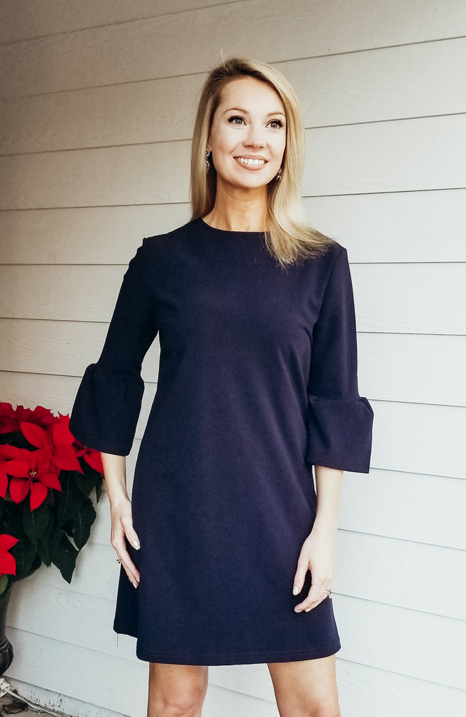 Always A Winner Dress - Navy | Office Dress | Sweet Southern Shore